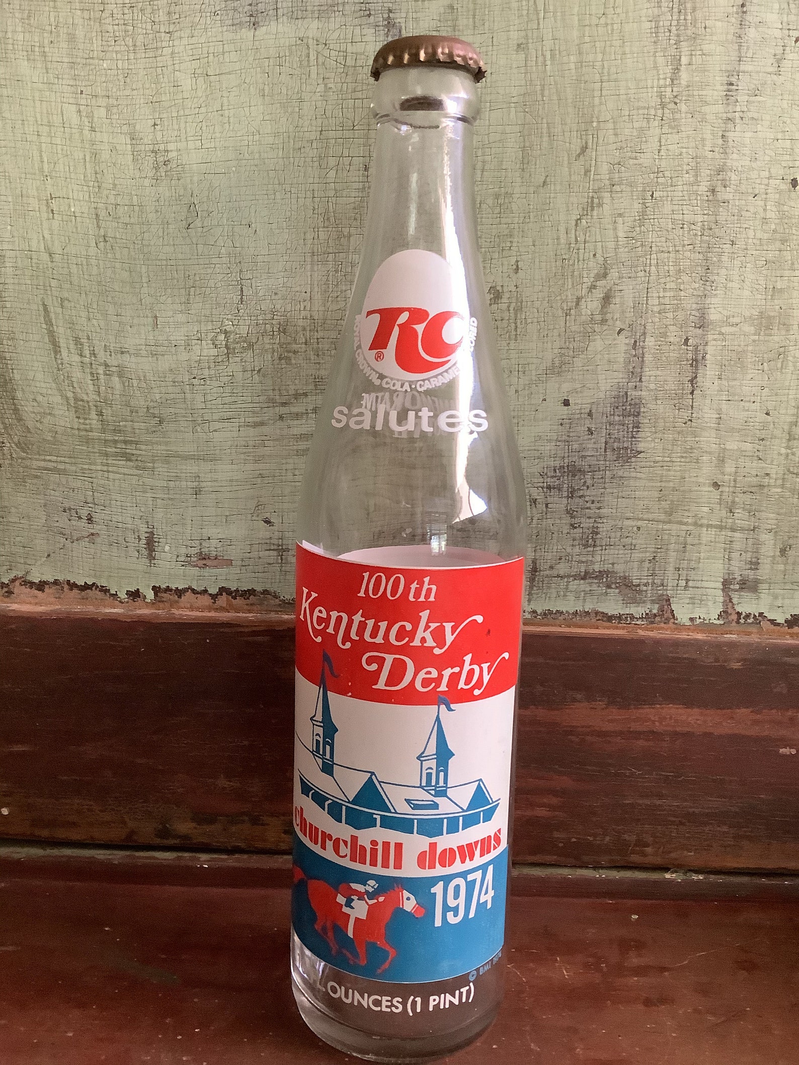 Vintage RC Cola 100th Kentucky Derby Commemorative Bottle 1974 | Etsy