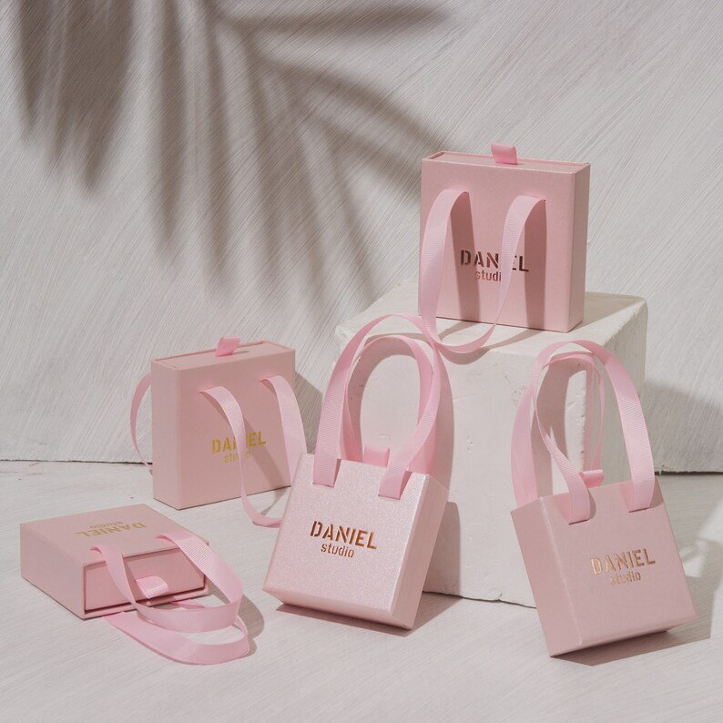 50pcs Yellow Paper Box Slide Box String Box Black Box Necklace | Etsy