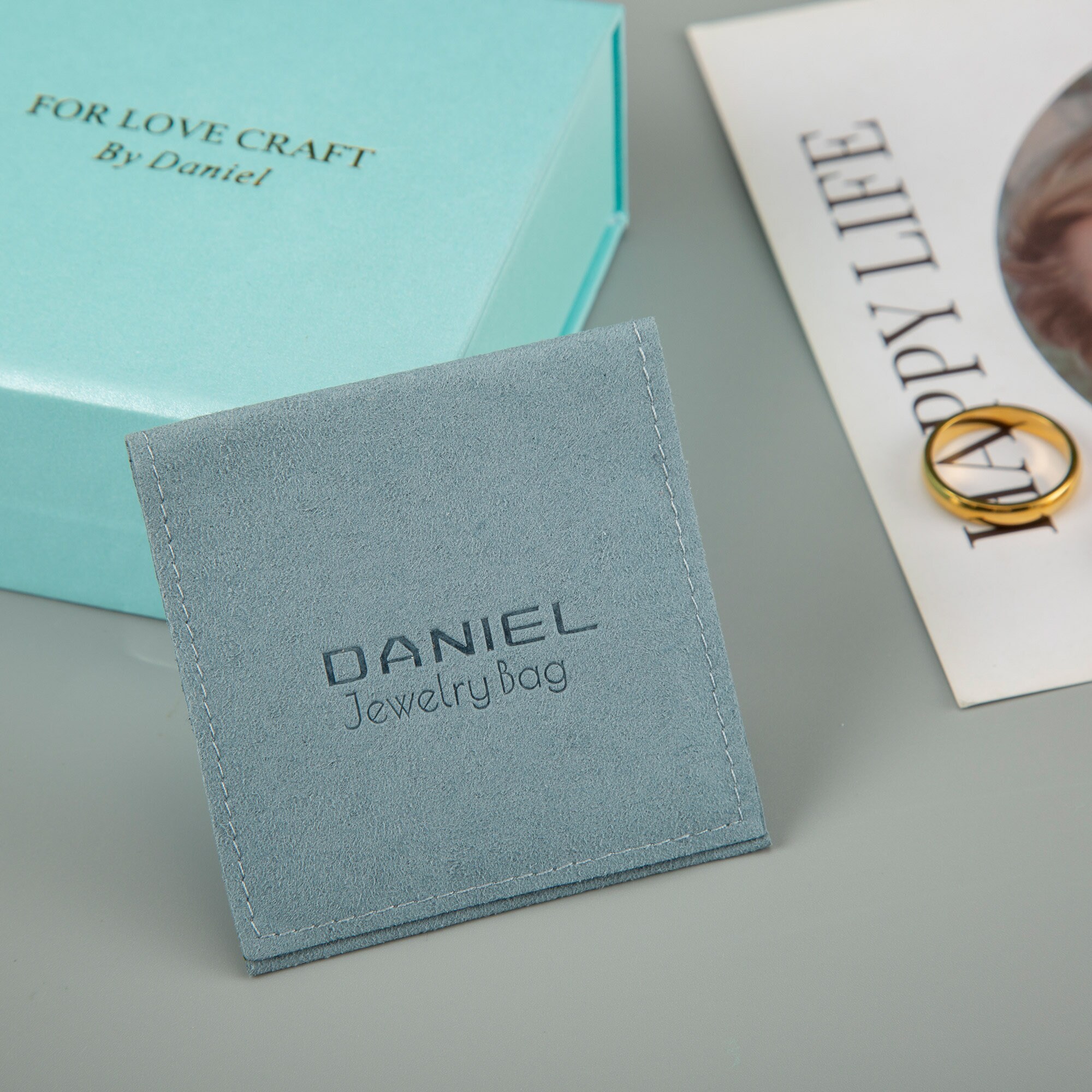 Personalized jewelry packaging pouch with custom logo envelope | Etsy