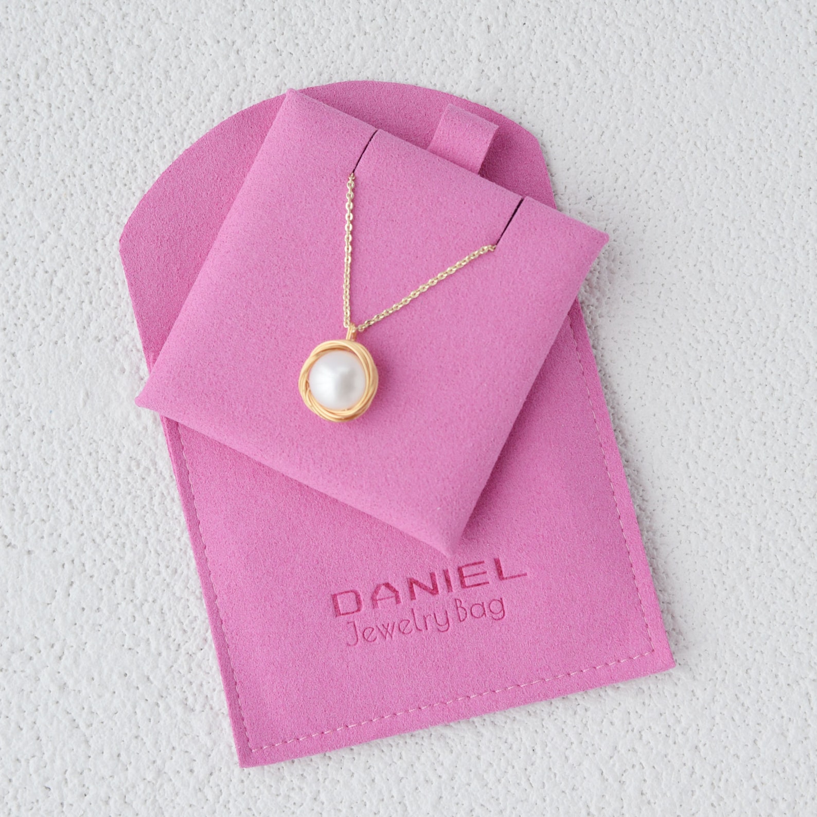 50 Set Custom Jewelry Package Pouch Bag With Insert Pad - Etsy