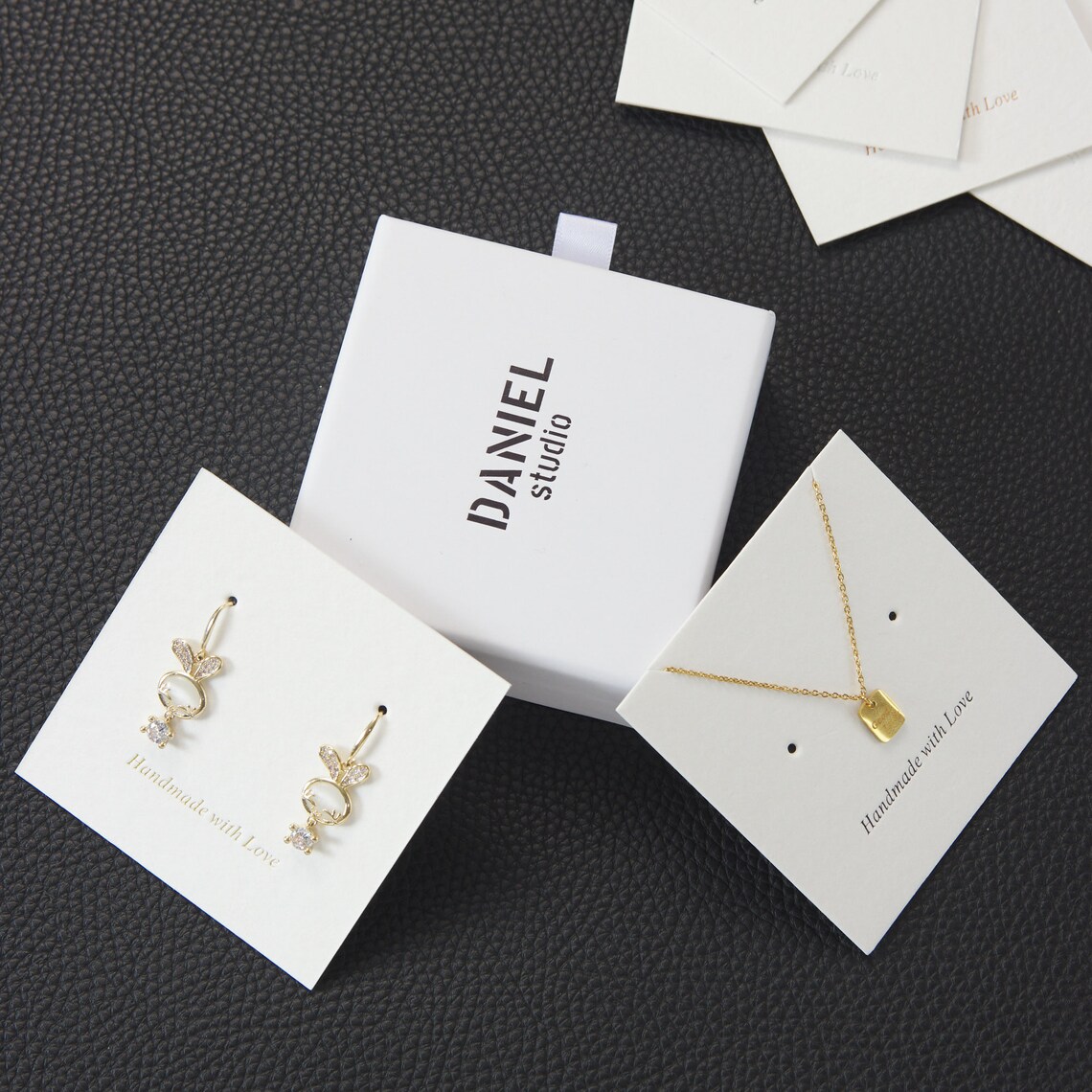 100pcs Personalized Jewelry Paper Cards Custom Earrings Card - Etsy