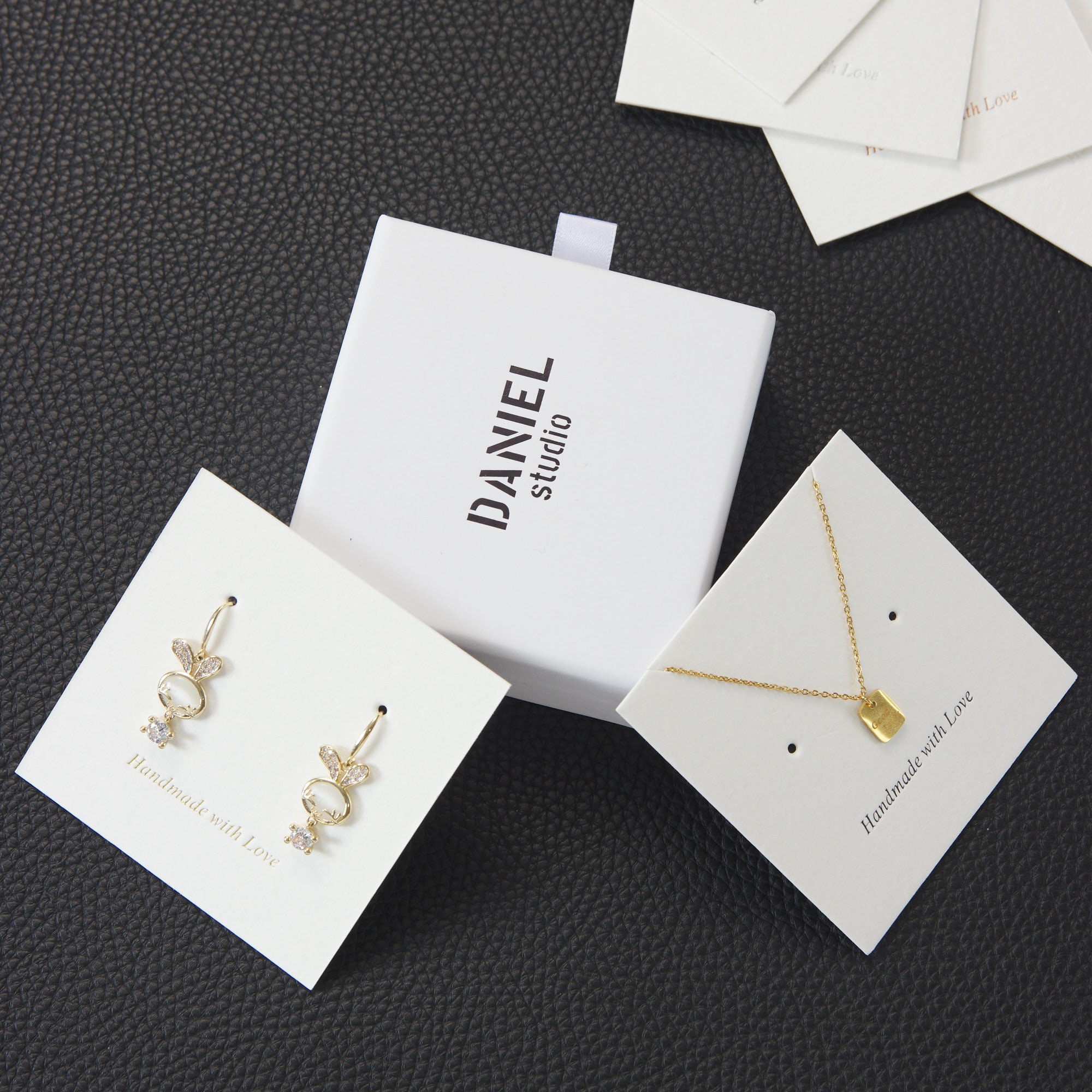 100pcs Personalized Jewelry Paper Cards Custom Earrings Card - Etsy
