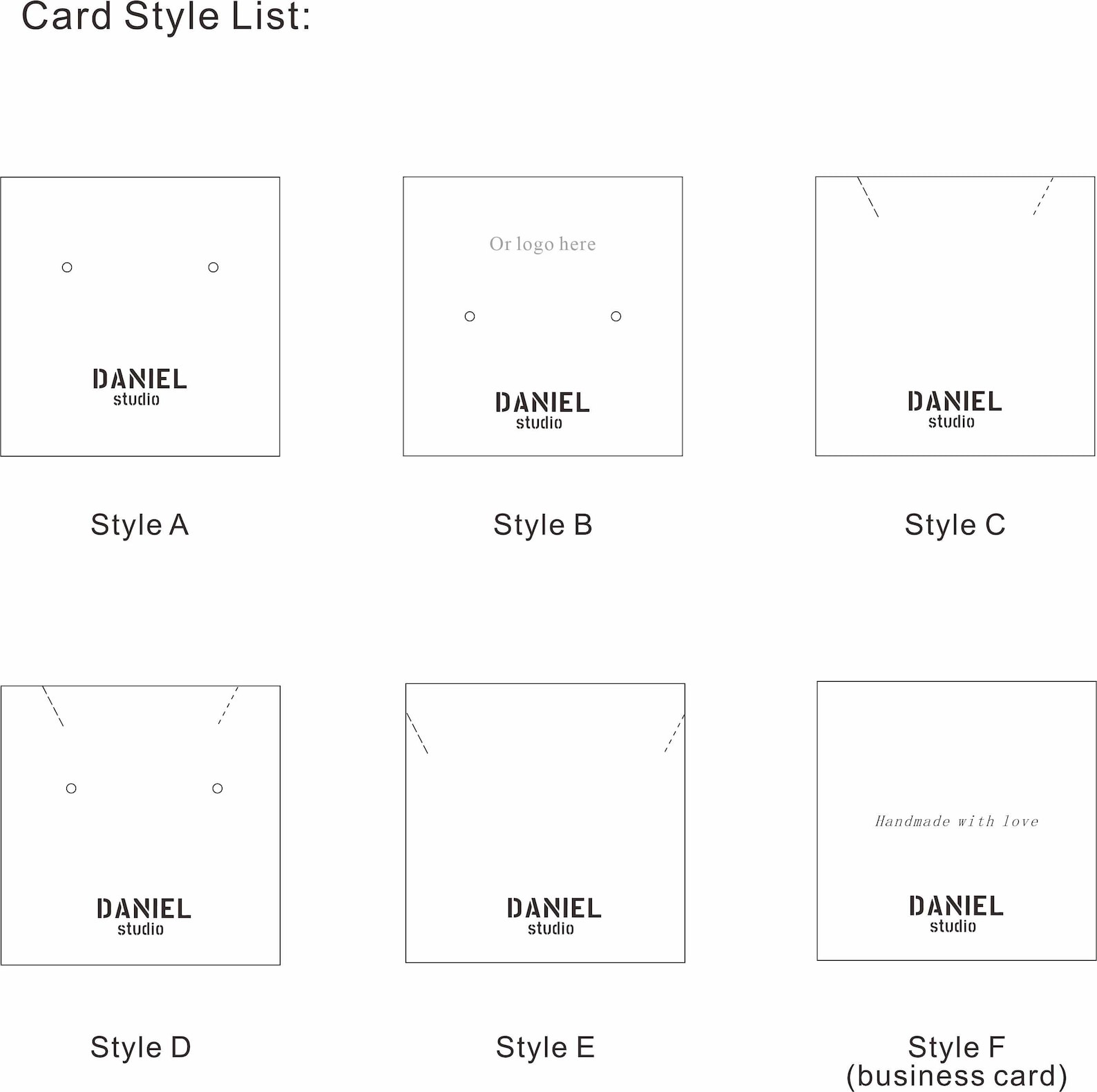 100pcs Personalized Jewelry Paper Cards Custom Earrings Card - Etsy