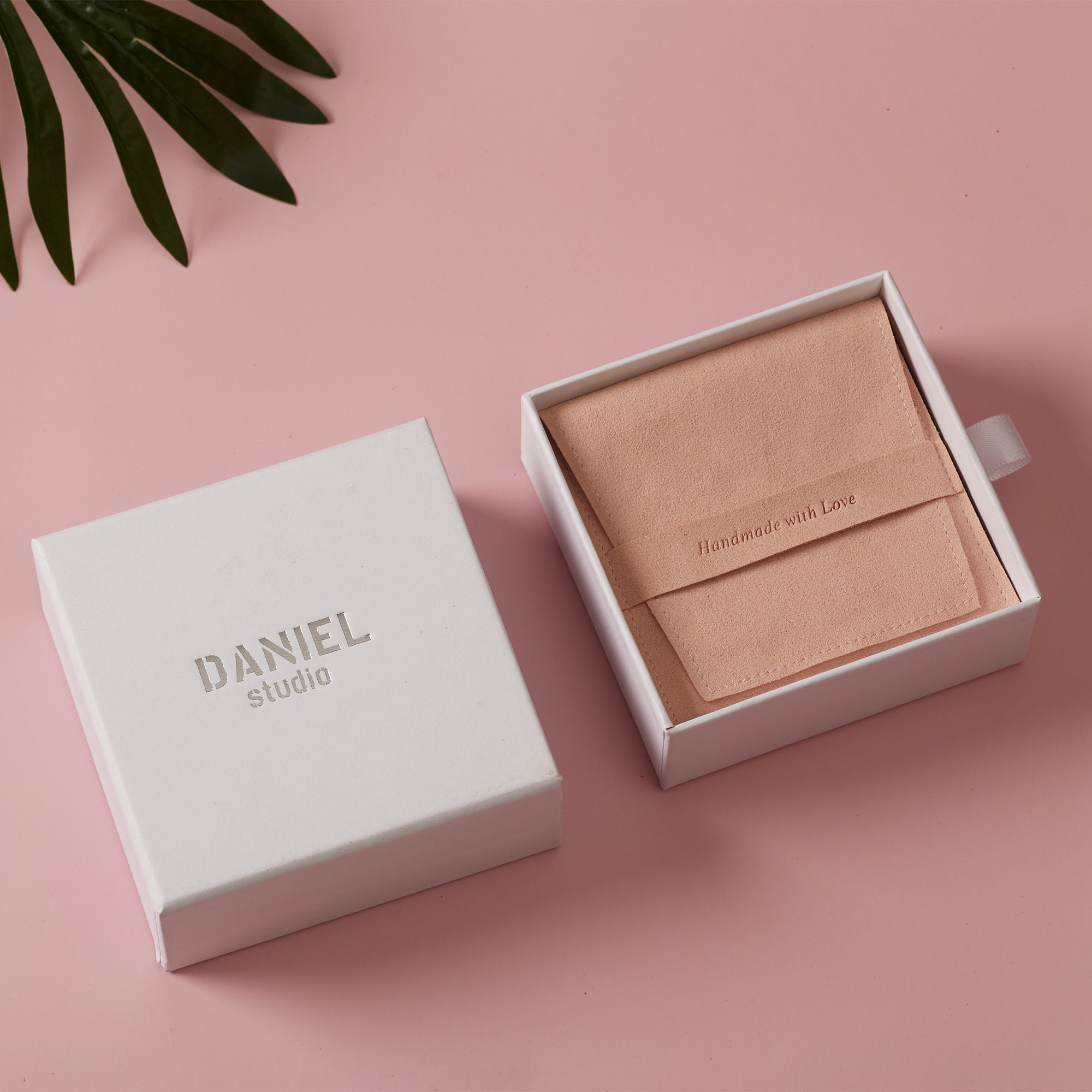 50 SET 9x9cm Paper Box Custom Jewelry Box With Pouch - Etsy Singapore