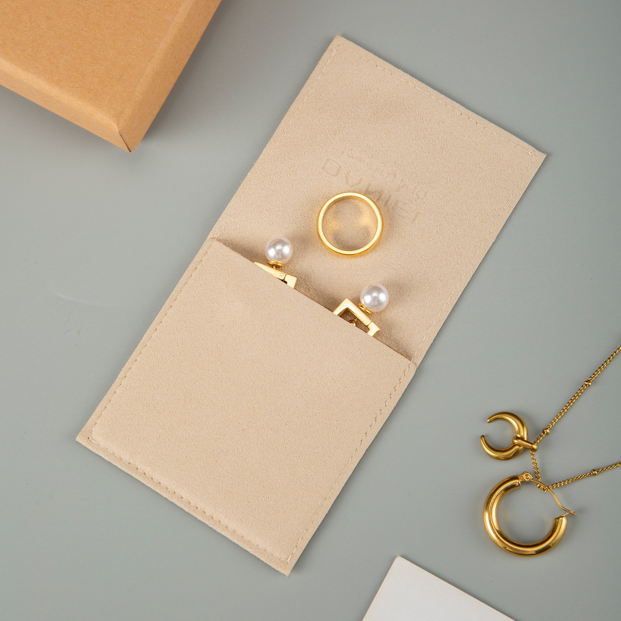 Personalize Jewelry Package Pouchcustom Logo Printed Earrings - Etsy