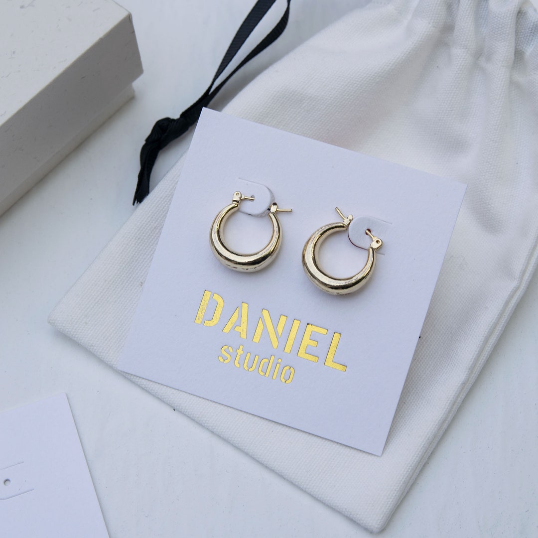 100pcs Personalized Jewelry Display Card Custom Paper Card Earring ...