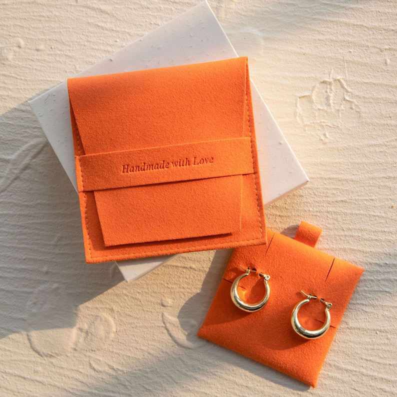 50 Set Custom Jewelry Package Pouch Bag With Insert Pad - Etsy