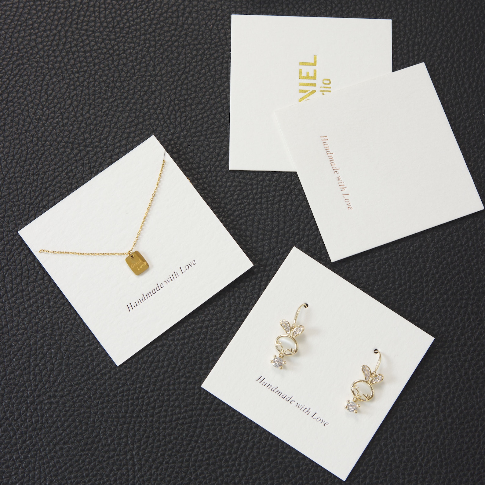 100pcs Personalized Jewelry Paper Cards Custom Earrings Card - Etsy