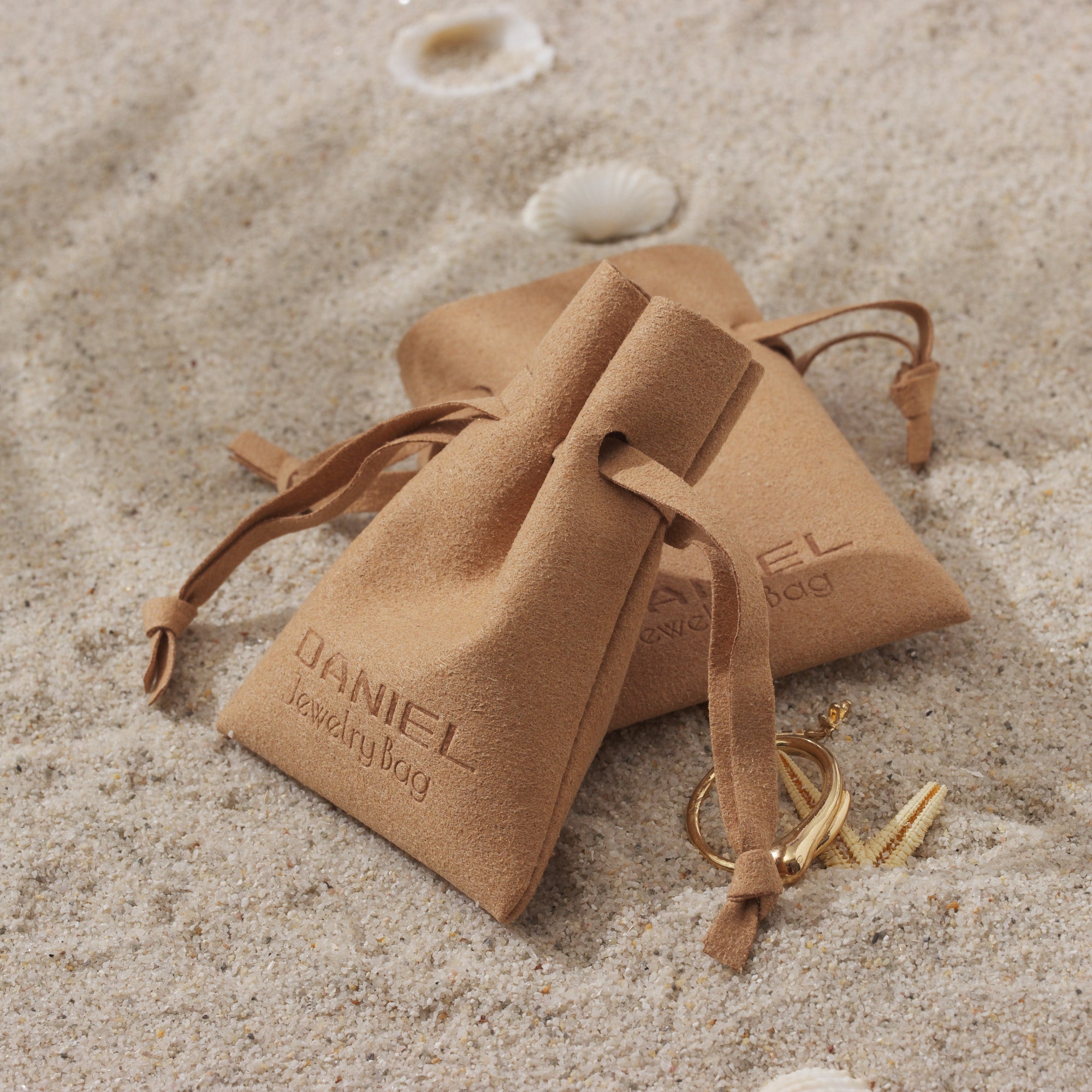 Custom Jewelry Pouch Small Gift Pouch Khaki Custom Drawsting - Etsy