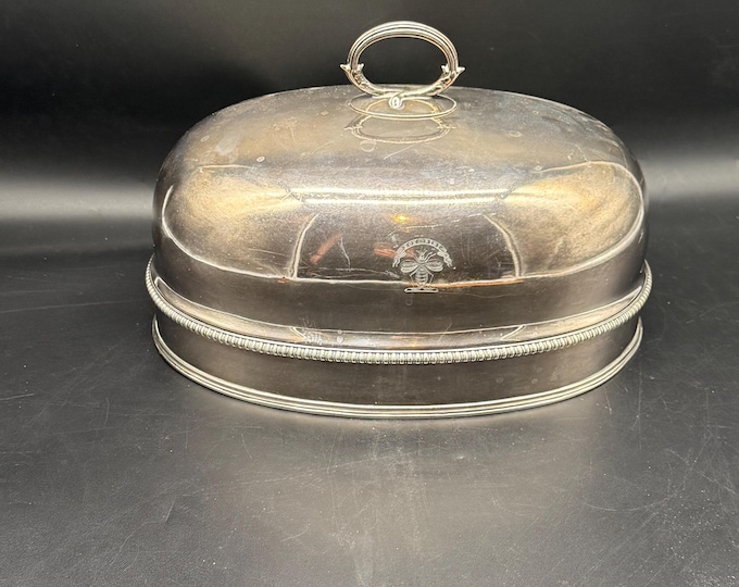 Vintage Silver Plated Food Dome: Ornate Serving Cloche, Hotel Silver - Etsy