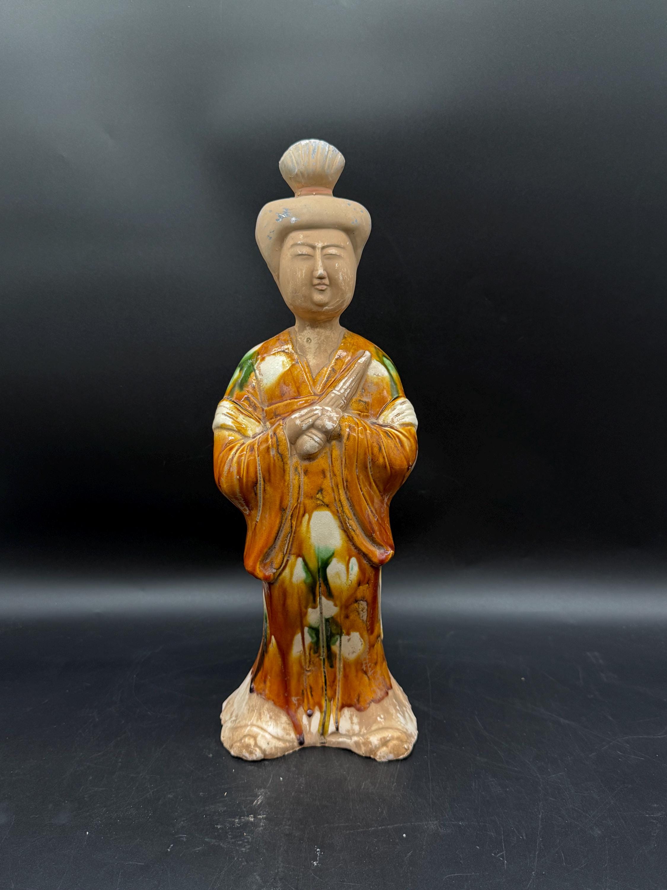 Large Chinese Court Lady Asian Lady Statue Tang Dynasty Style Sculpture ...