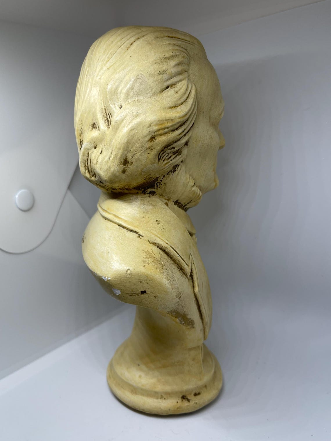 Vintage Wagner Music Composer Bust Statue Art Sculpture 8.5" Tall - Etsy