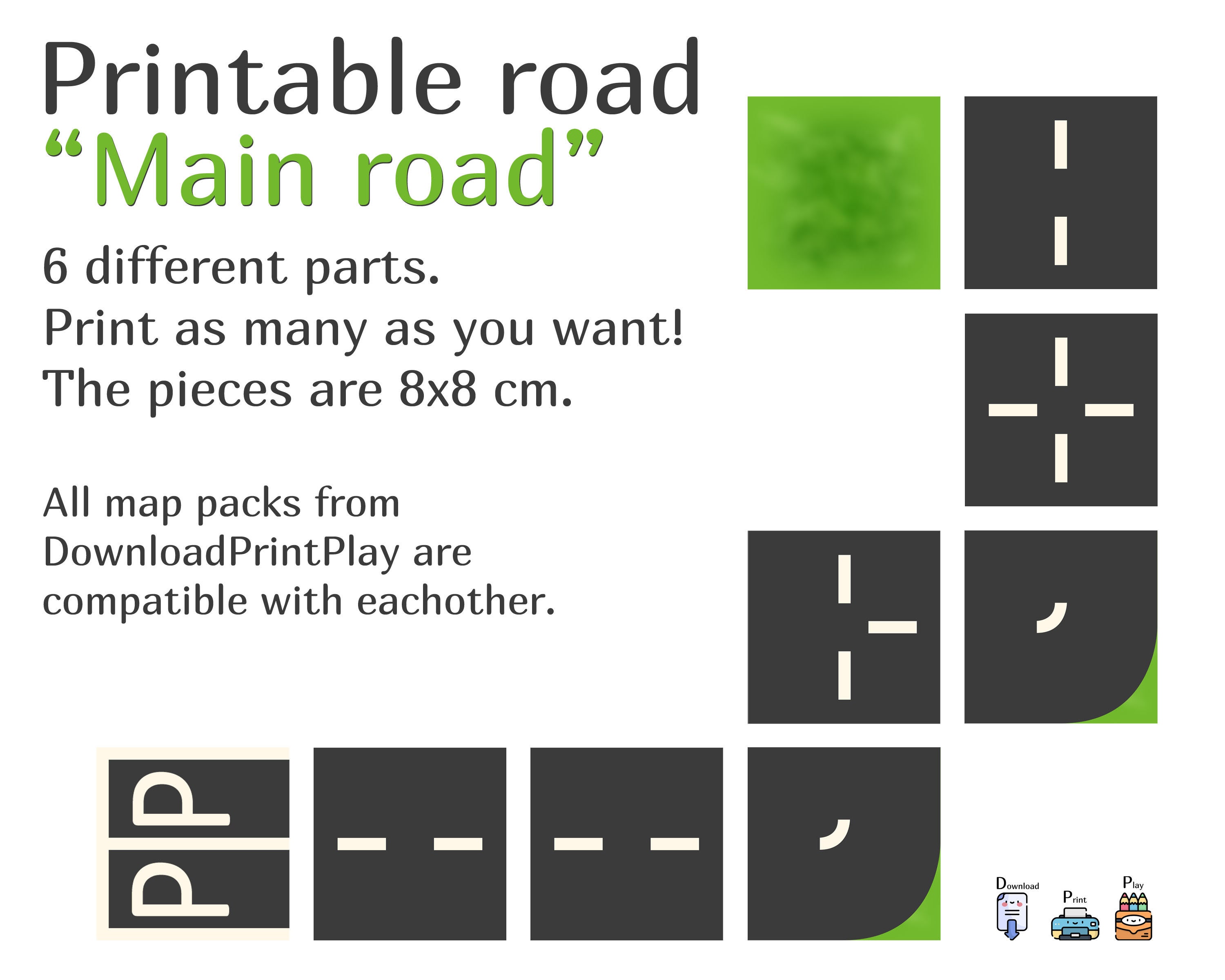 Printable Road - Etsy