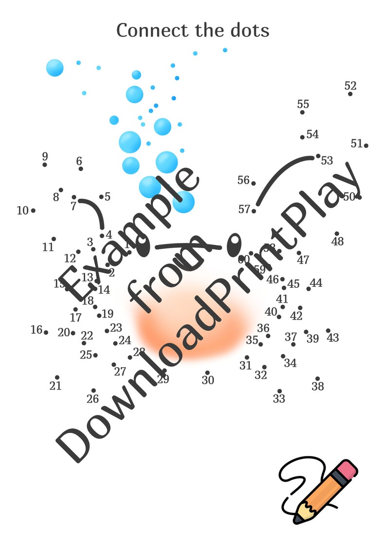 Connect the Dots Age 4-5 - Etsy