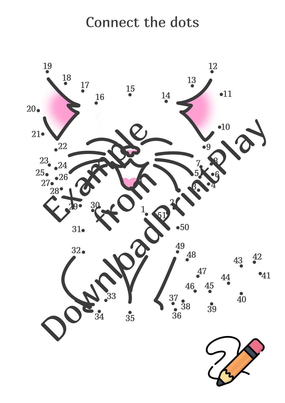 Connect the Dots Age 4-5 - Etsy