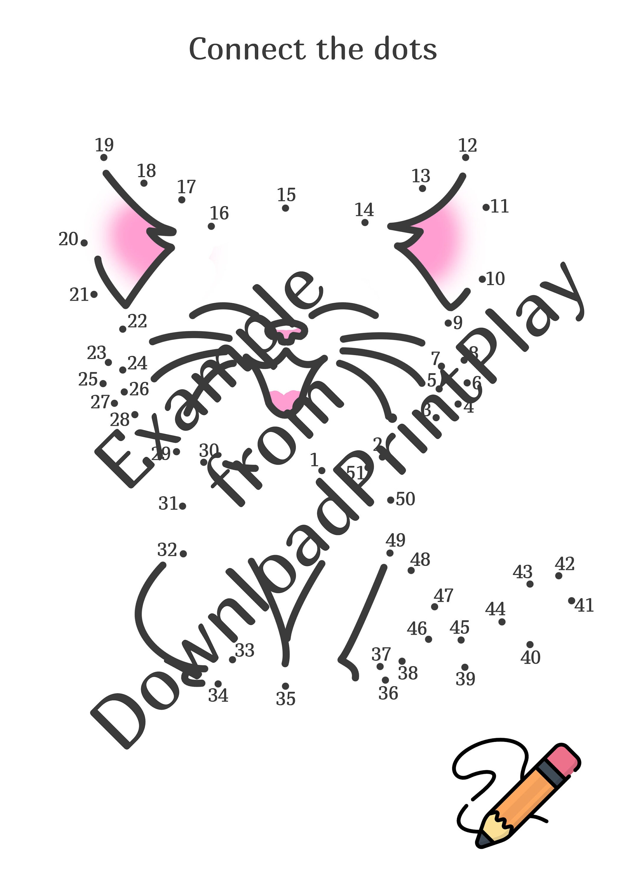 Connect the Dots Age 4-5 - Etsy