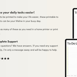 Minimal to Do List Printable, Check List, Travel, Simple Tasks List ...
