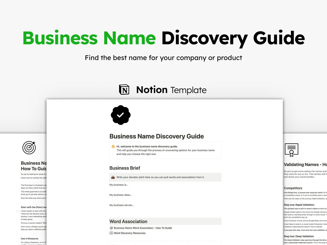 Business Name Creation Guide - Company Name, Brand Name, Branding ...
