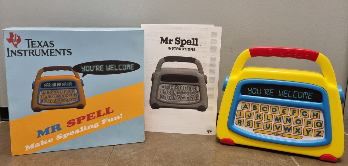 Toy Story Mr Spell Box and Instruction Manual - Etsy