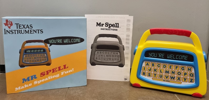 Toy Story Mr Spell Box and Instruction Manual - Etsy