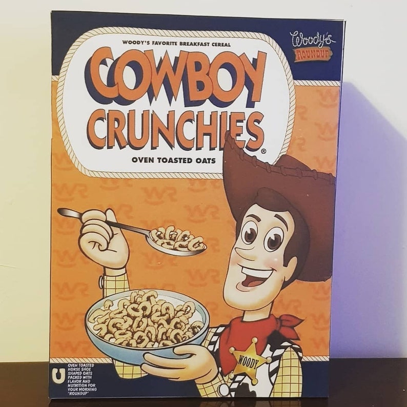 Toy Story Woody's Roundup Cowboy Crunchies - Etsy