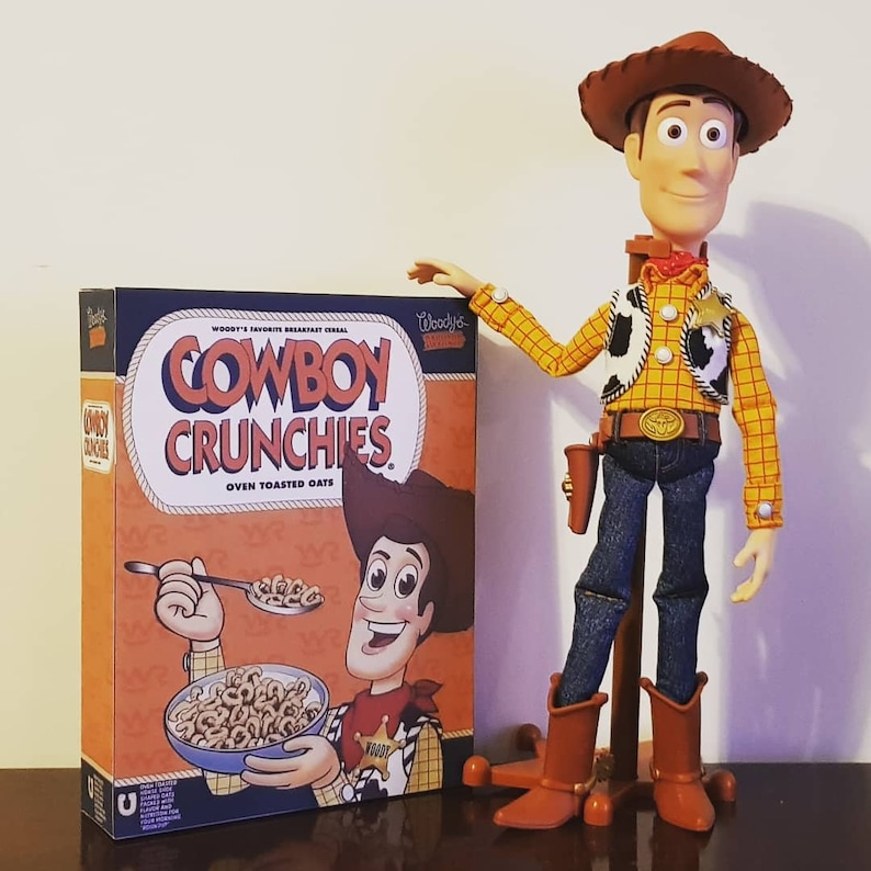 Toy Story Woody's Roundup Cowboy Crunchies - Etsy