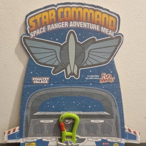 Space Carabiner Toy Story Poultry Palace Small Fry - Etsy
