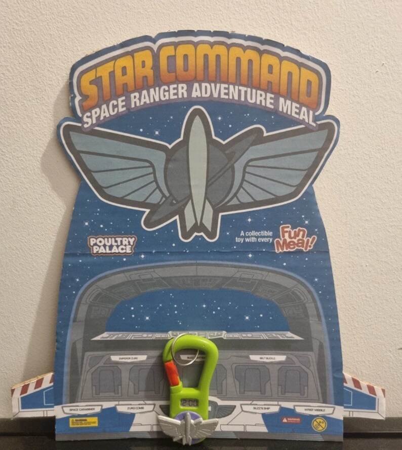 Space Carabiner Toy Story Poultry Palace Small Fry - Etsy