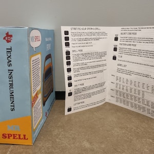 Toy Story Mr Spell Box and Instruction Manual - Etsy