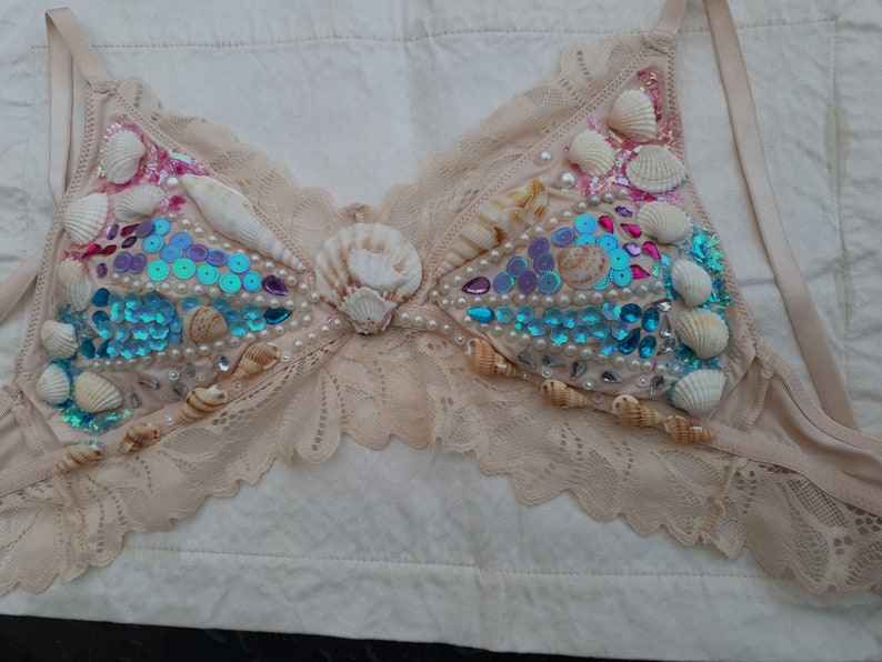 Handmade mermaid seashell bra | Etsy
