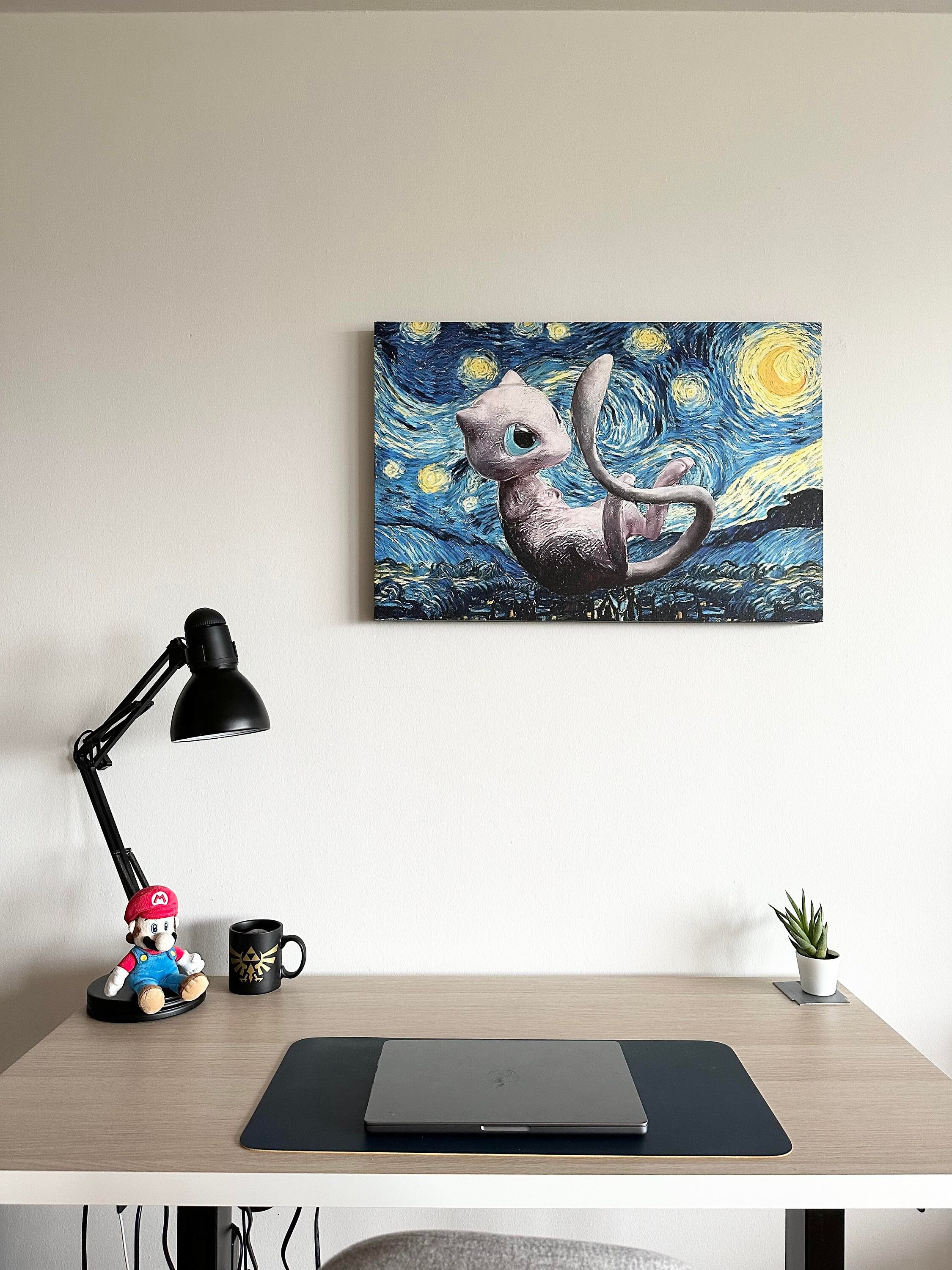 Starry Night Charizard Canvas - Etsy