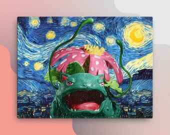 Charizard / Blastoise / Venusaur With Starry Night Van Gogh Promo ...