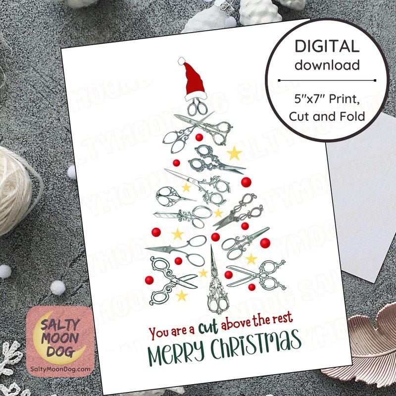 Weaving Christmas Card - Etsy UK