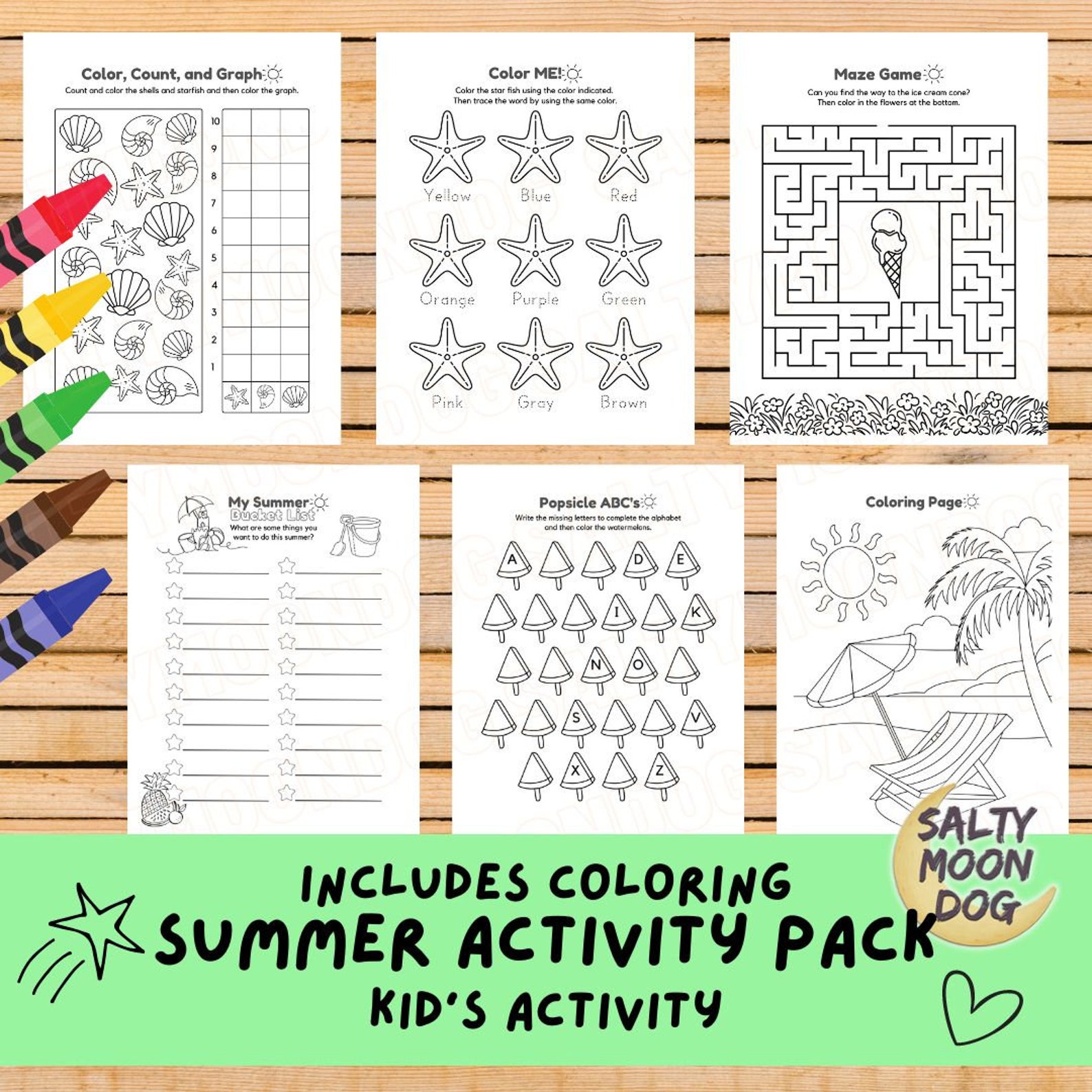 Summer Activities, Summer Printables, Summer Games, Summer Activity ...