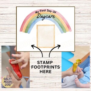 First Day of Daycare Handprint Craft Printable | Daycare Craft ...