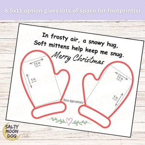 Handprint Art Mitten Poem Baby Toddler Kids Activity Art Craft ...