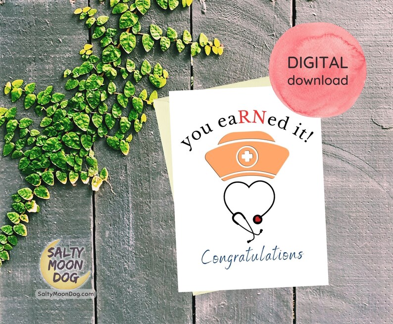 2025 Nurse Graduation Card | RN Card | RN Graduation | Graduation for ...