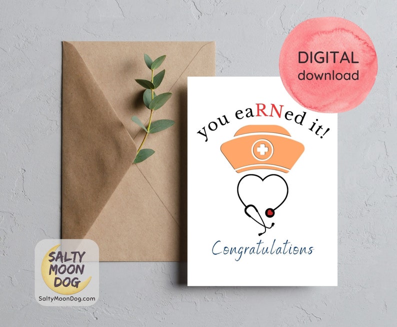 2026 Nurse Graduation Card | RN Card | RN Graduation | Graduation for ...