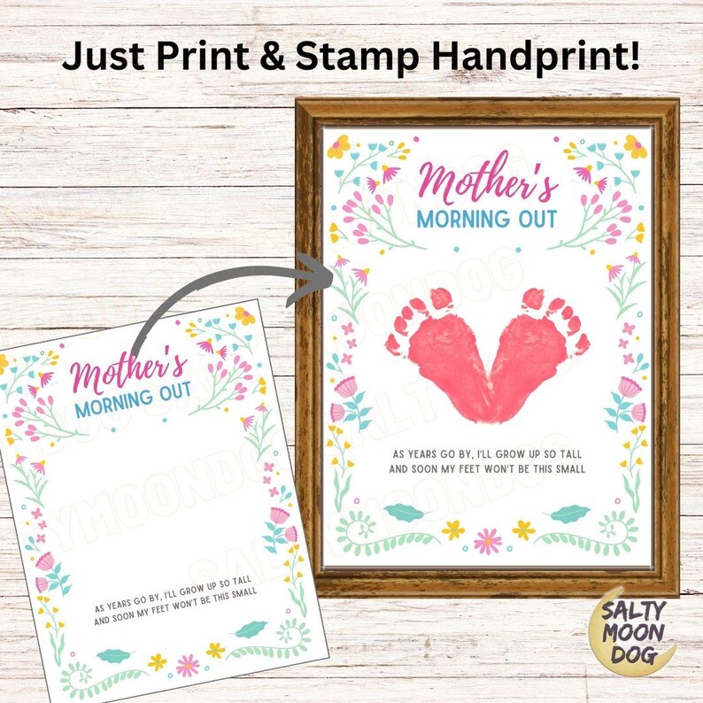 First Day of Mother's Day Out Printable | First Day of | Digital File ...