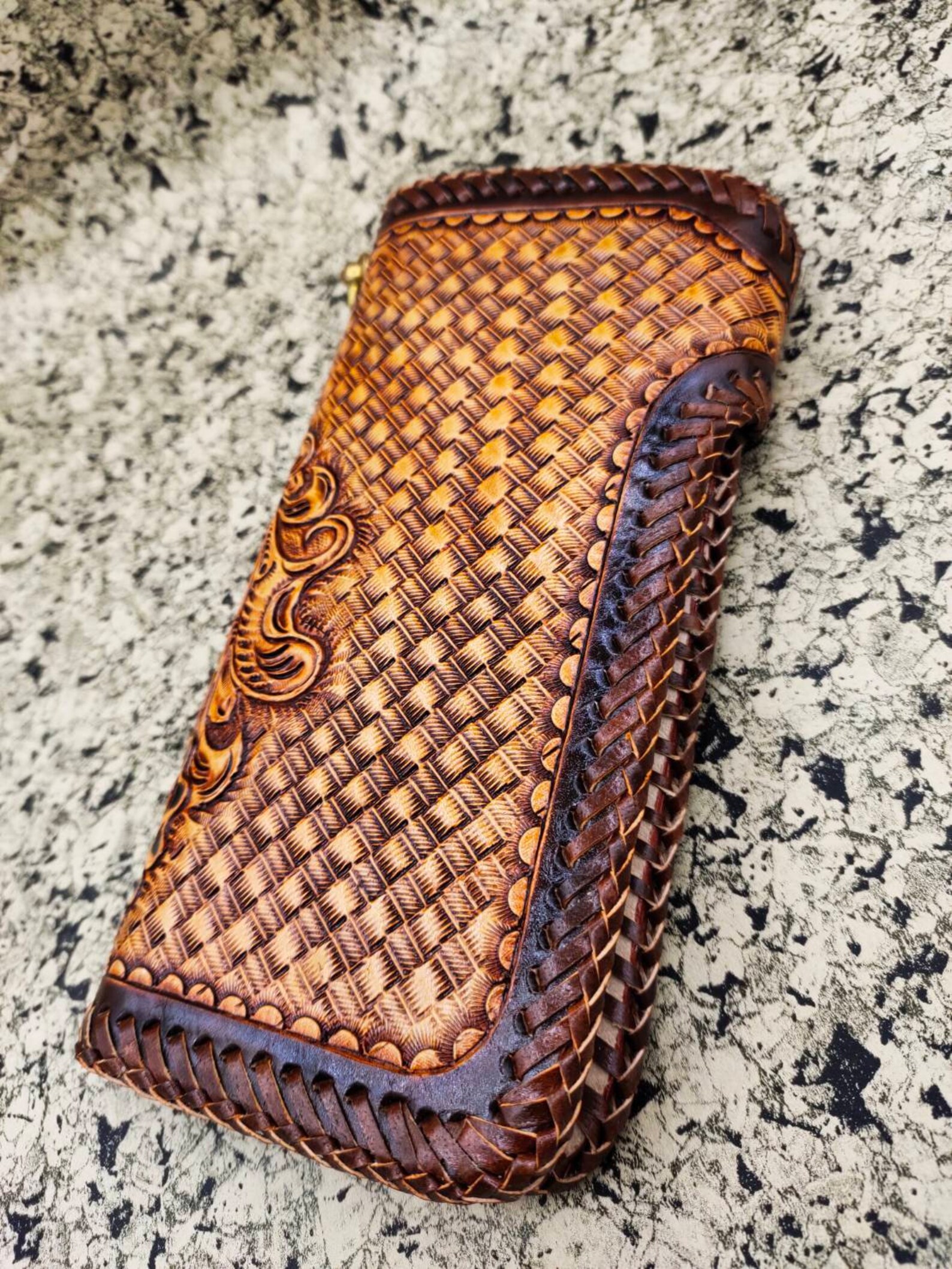 Vintagebiker Wallet Leather Chain Wallet Biker Wallet | Etsy