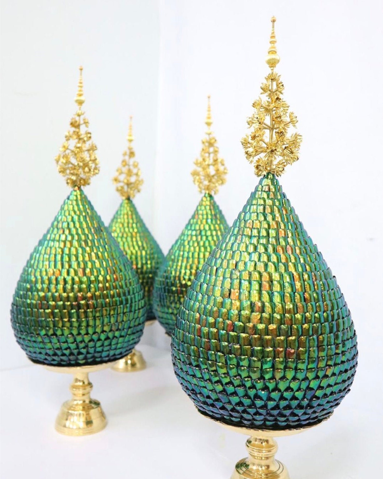 Winged Insect Tray With Pedestal Art Thailand | Etsy