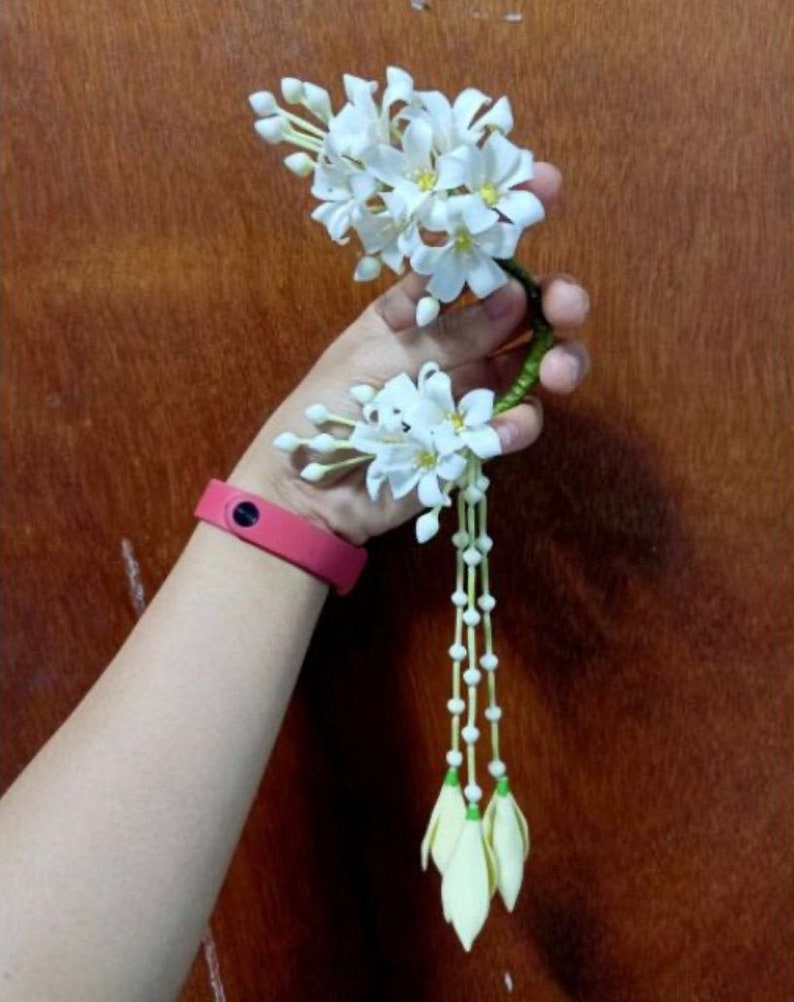 Thai Flower Bridal Ear Cuff Left Earring Made in Thailand - Etsy