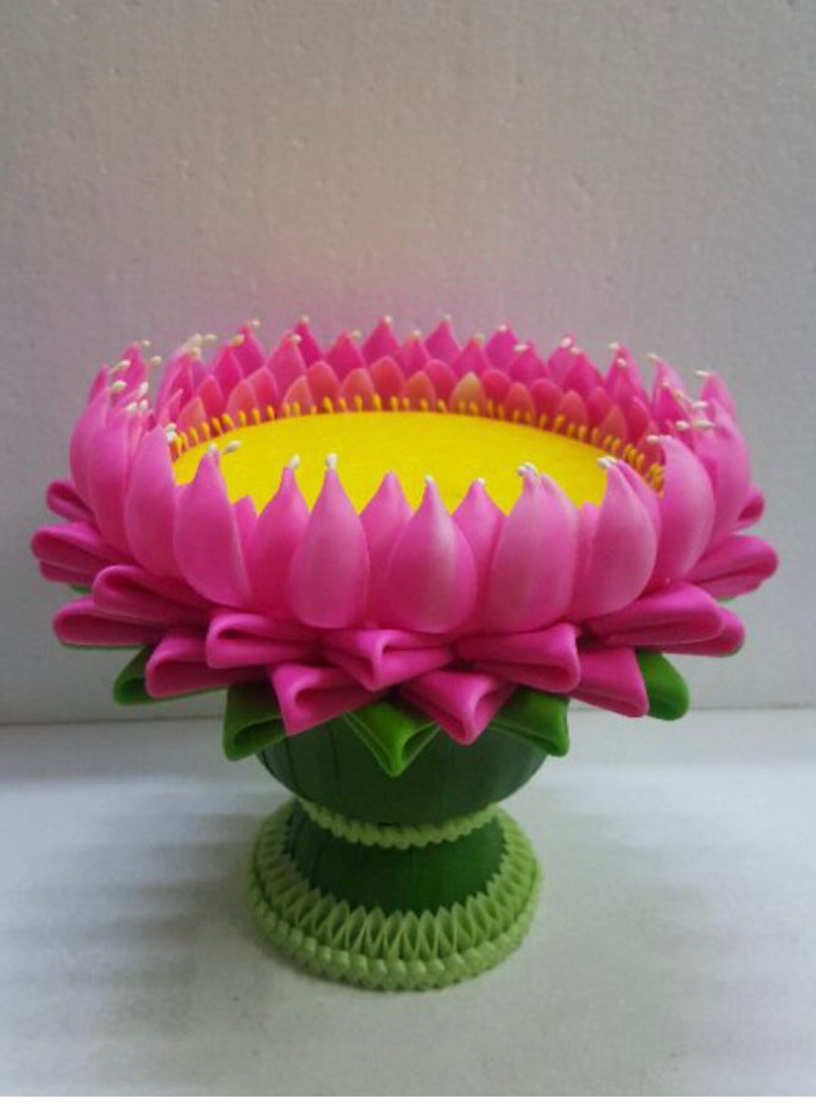 Lotus Lotus Base Lotus Flower Base Folded Made From Thai - Etsy UK