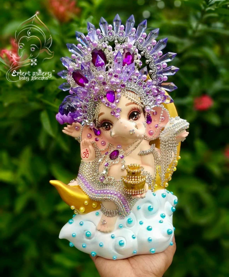 Ganesh Statue Baby Ganesha Statue Lord Ganesh Statue14.5 | Etsy