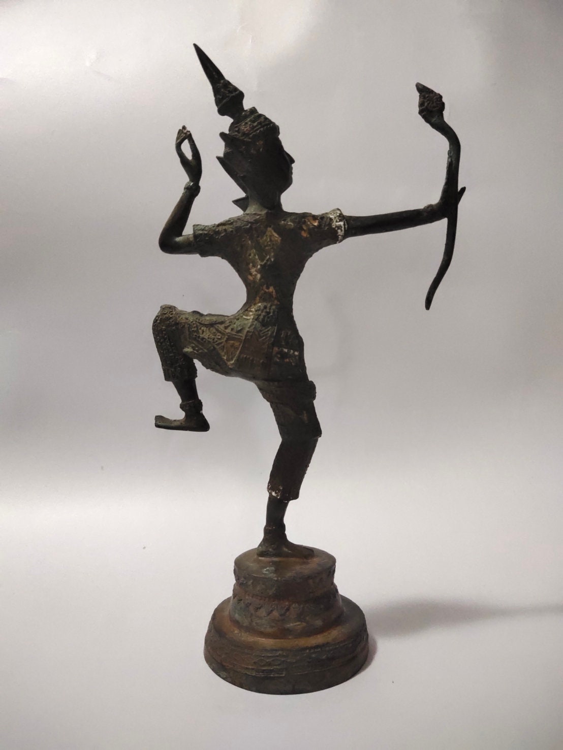 Brass Hindu Statue of Lord Rama Thai Handmade Artifact | Etsy