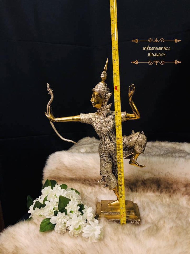 Brass Hindu Statue of Lord Rama Thai Handmade Artifact | Etsy