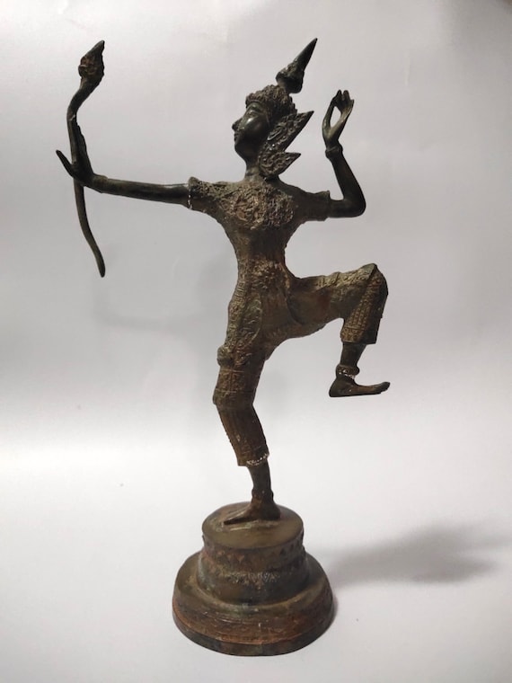 Brass Hindu Statue of Lord Rama Thai Handmade Artifact | Etsy