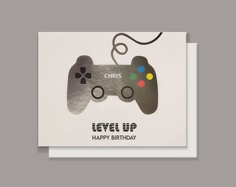 Nintendo Birthday Card | Etsy