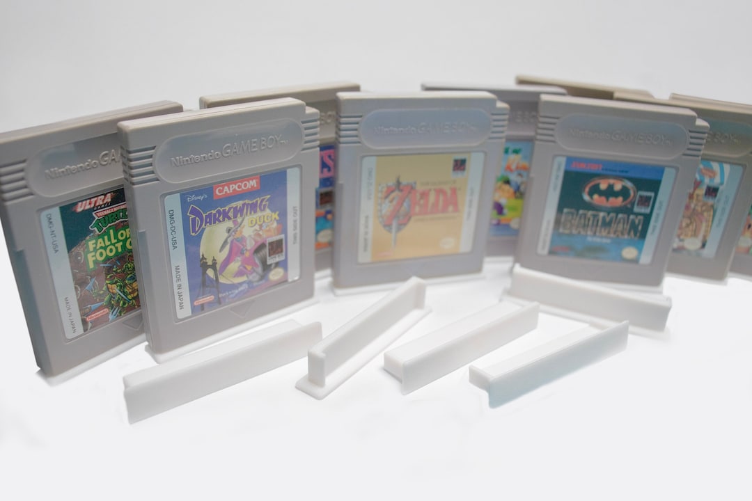 Gameboy/gameboy Color Cartridge Stands|dust Covers - Etsy