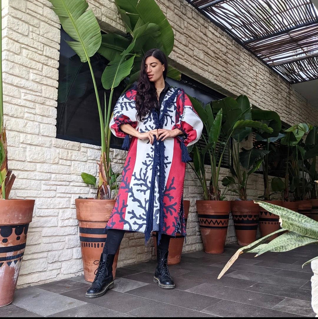 Handmade Unique Design Kimono, Boho Kimono, Fashion Art, Handmade ...